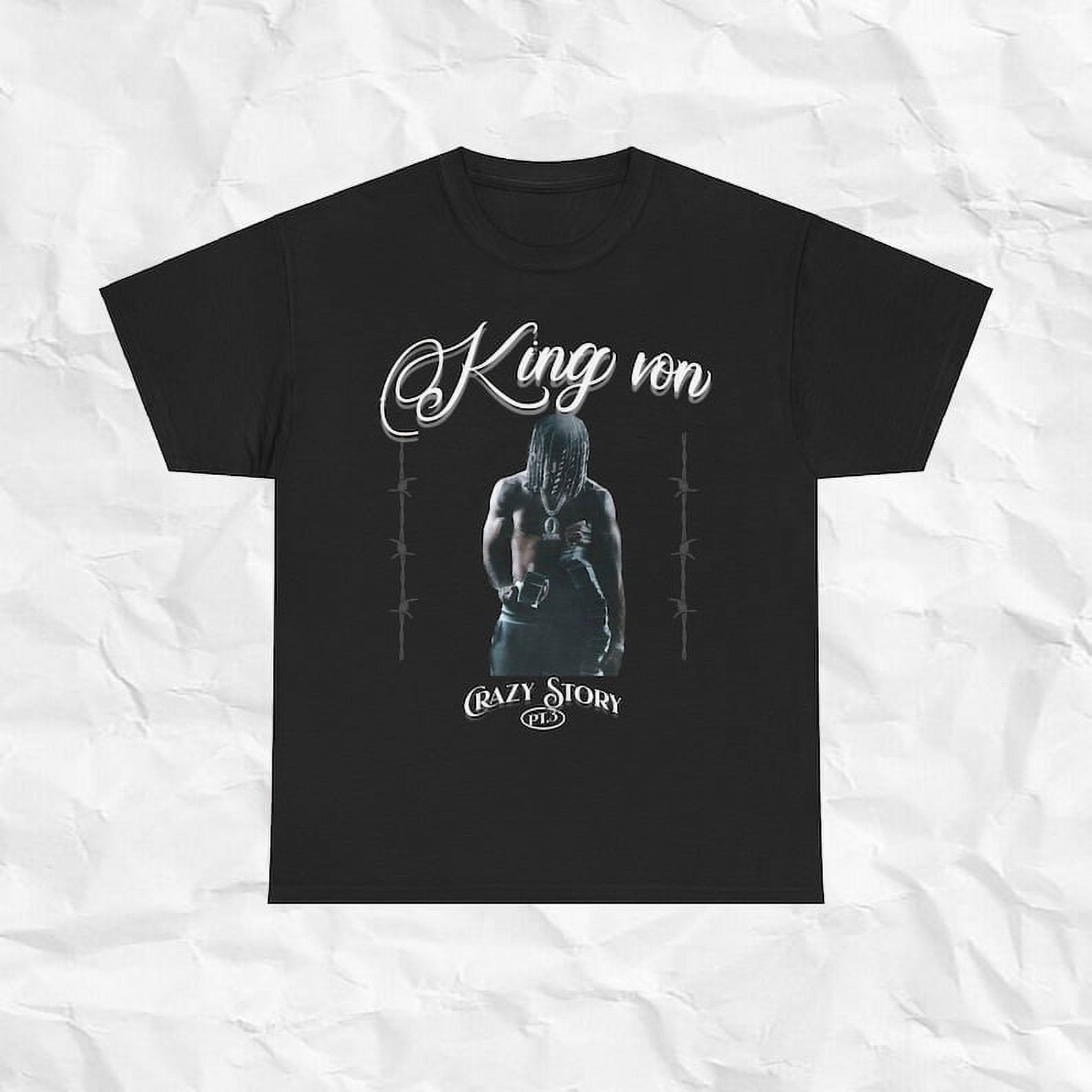 King Von Shirt, Vintage Retro 90s King Von Graphic Shirt, King Von ...