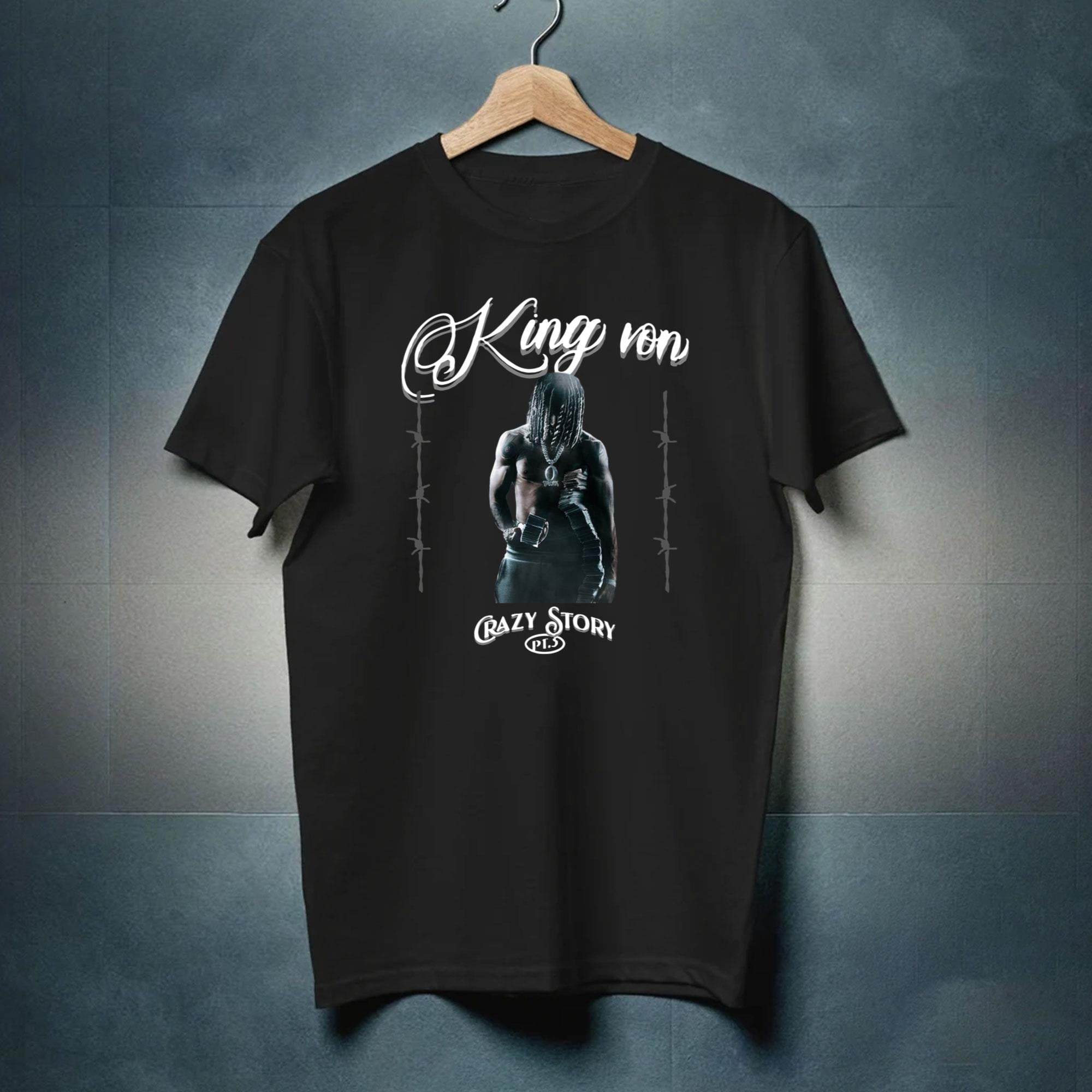 King Von Shirt, Vintage Retro 90s King Von Graphic Shirt, King Von ...