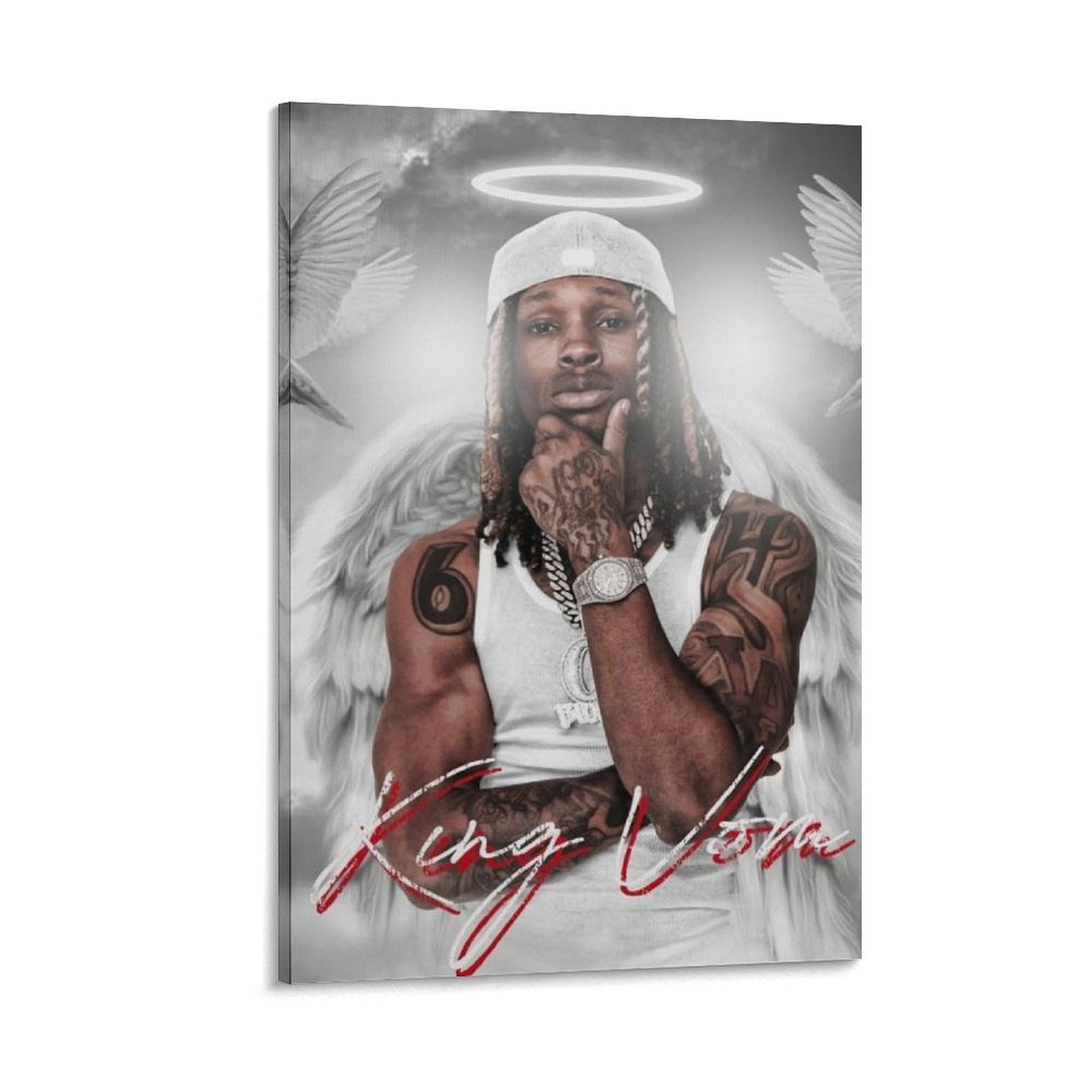 King Von Singer Poster（2） Gifts Canvas Painting Poster Wall Art ...