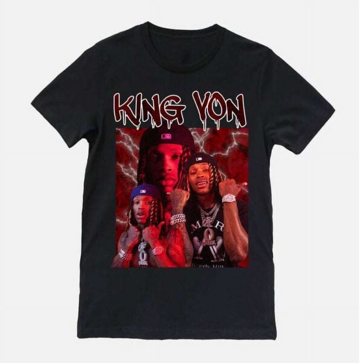 King Von Vintage Retro Style Rap Music Hip Hop T Shirt - Walmart.com
