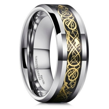 King Will Basic 6mm Tungsten Wedding Band Ring for Men Women Silver ...