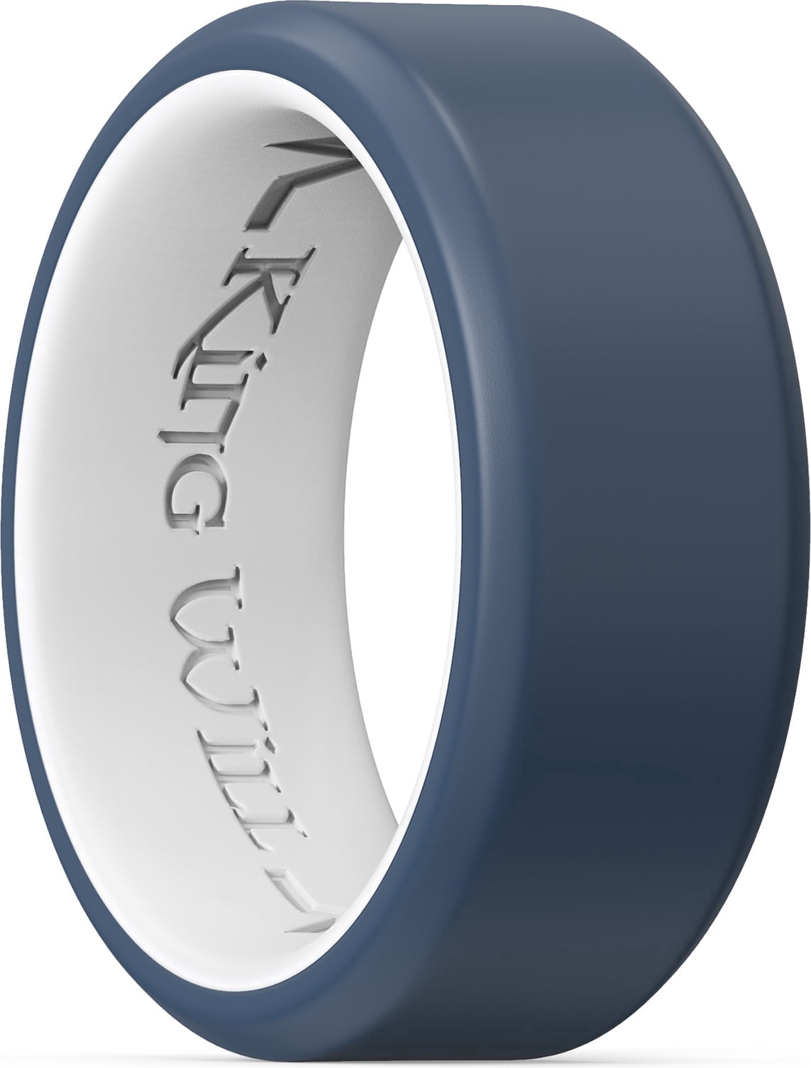 King Will Silicone Rings for Men - 8mm Wide Breathable Rubber ...