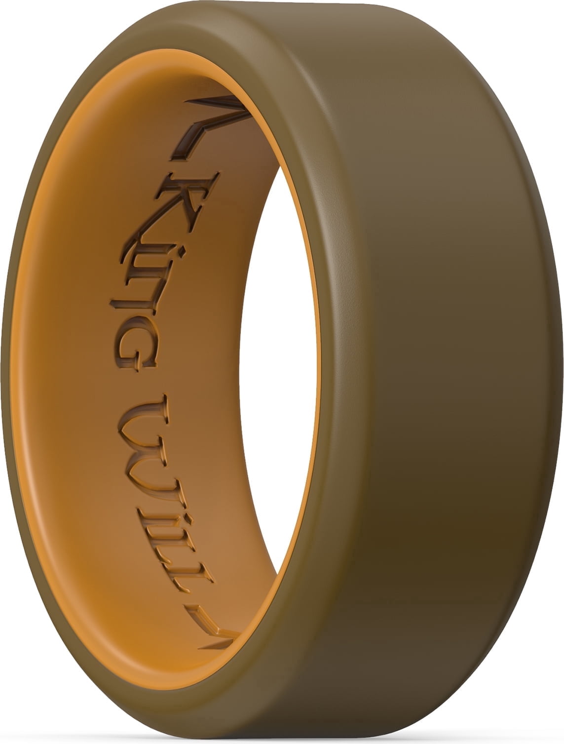 King Will Silicone Wedding Rings for Men, Unique Inner Design, Rubber ...