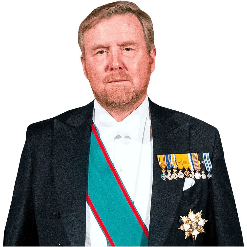 King Willem-Alexander Of The Netherlands (Medals) Half Body Buddy ...
