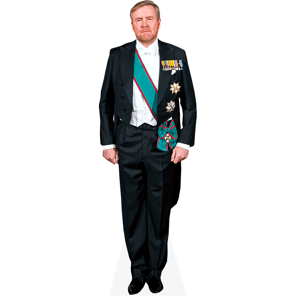 King Willem-Alexander Of The Netherlands (Medals) Mini Cardboard Cutout ...