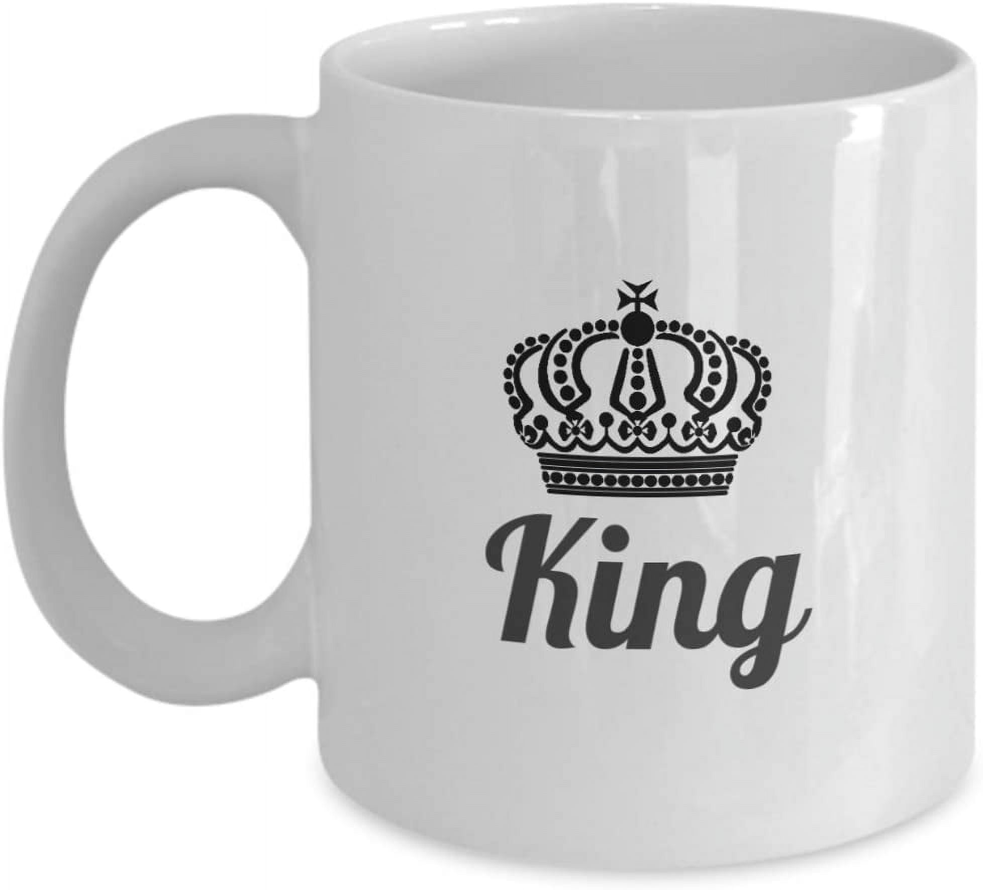 King and Queen Mug- King Mug Set- Queen Mug Set - Couples Gift Set ...