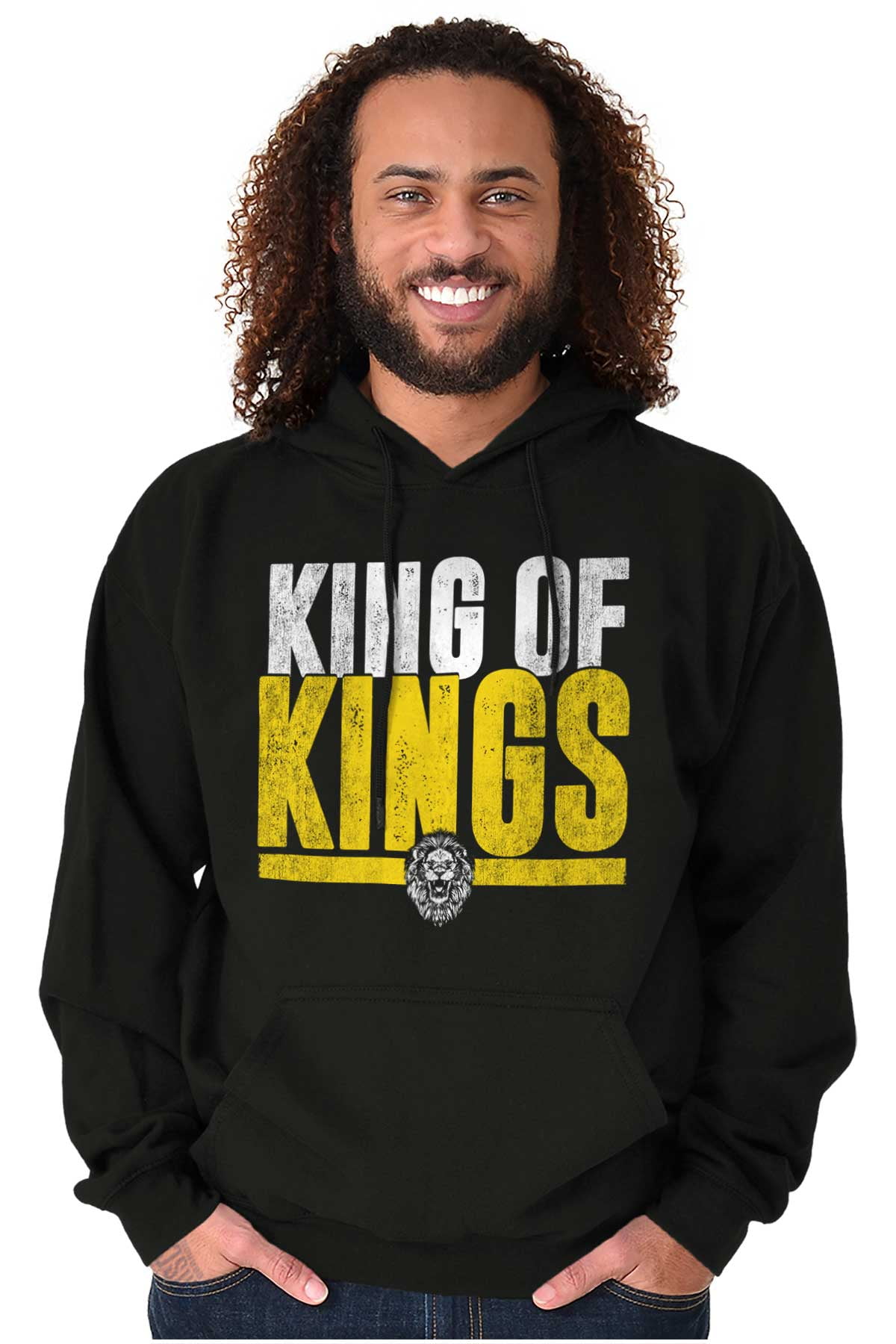 King of Kings Jesus Christ Believer Unisex Plus Size Hoodie Brisco Brands 5X - Walmart.com
