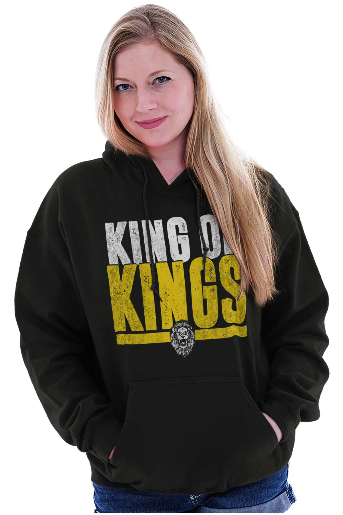 King of Kings Jesus Christ Believer Hoodie Sweatshirt Women Men Brisco ...