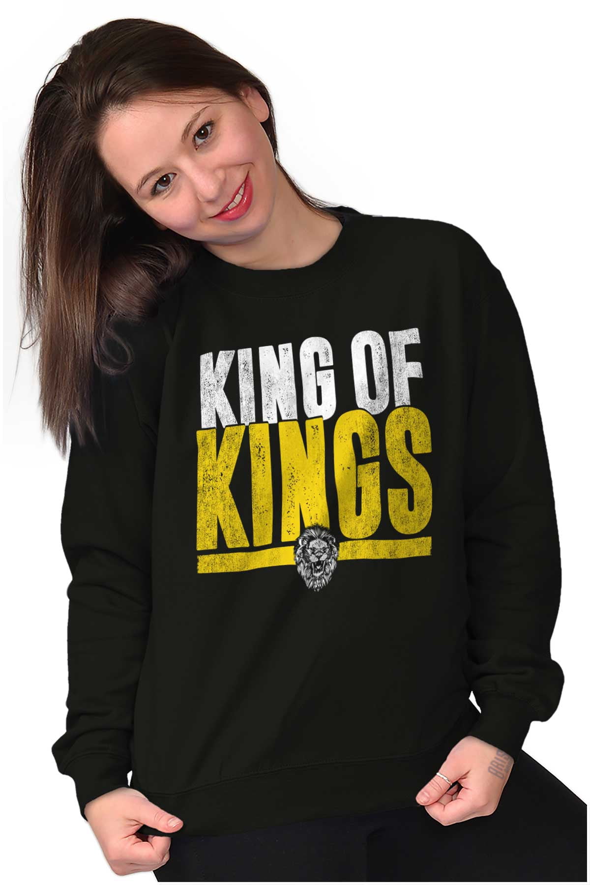 King of Kings Jesus Christ Believer Sweatshirt for Men or Women Brisco ...
