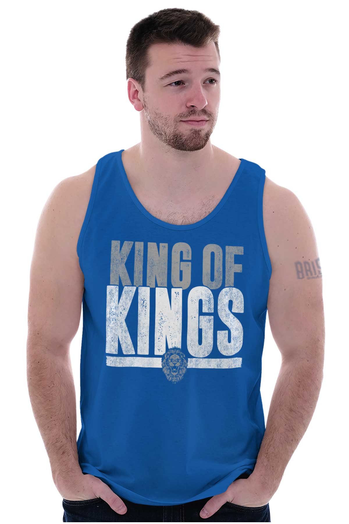 King of Kings Jesus Christ Believer Unisex Plus Size Tank Top Brisco ...