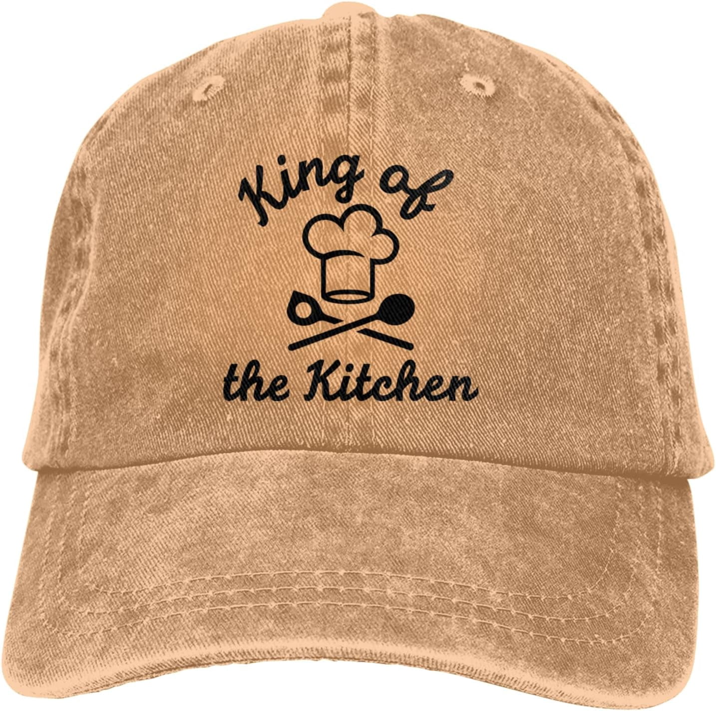 King of The Kitchen Skull Chef Baseball Cap Men Women Adjustable ...