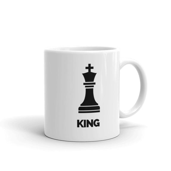 King of chess Mug Chess player mug chess gift for M1en chess gift for ...