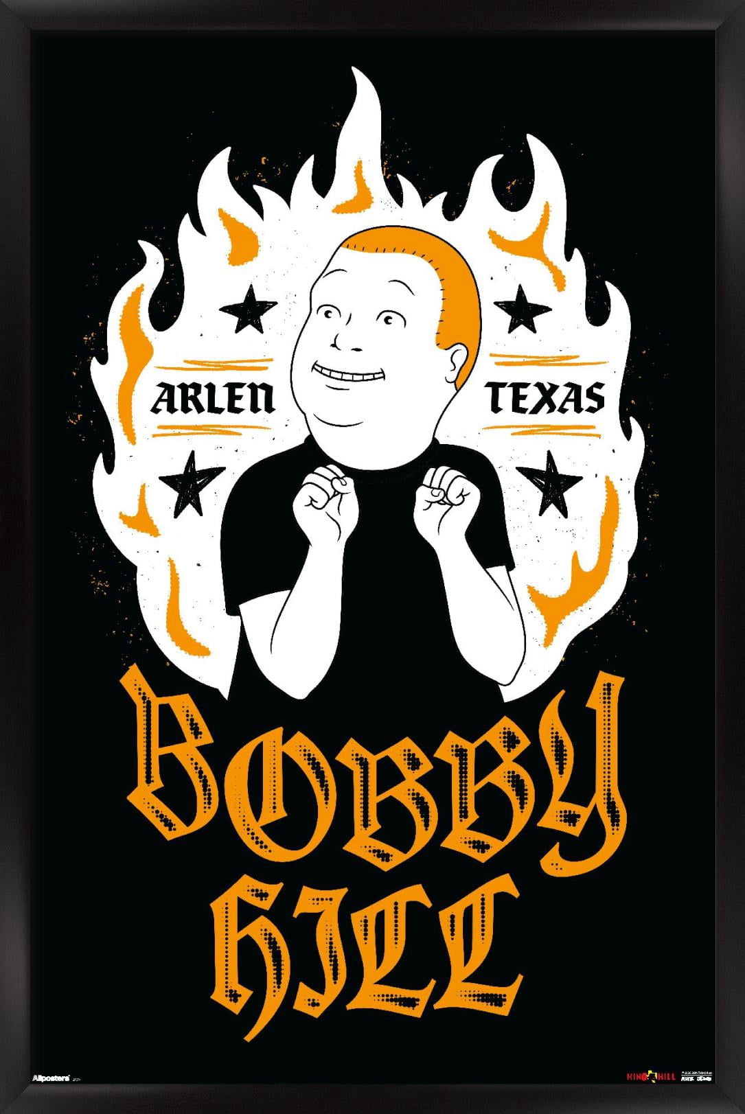 King of the Hill (1997) - Bobby Hill Arlen Texas Flame Wall Poster, 14. ...