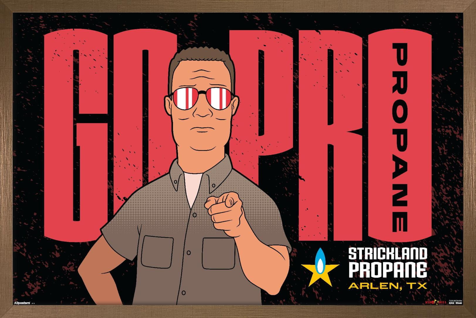 King of the Hill (2025) - Hank Go Pro, Propane Wall Poster, 22.375" x ...