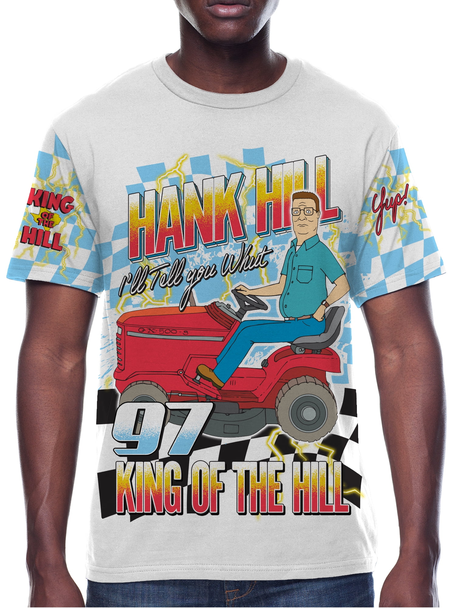 King of the Hill, Mens GraphicTee, King Hank Race, Sizes S-3XL ...