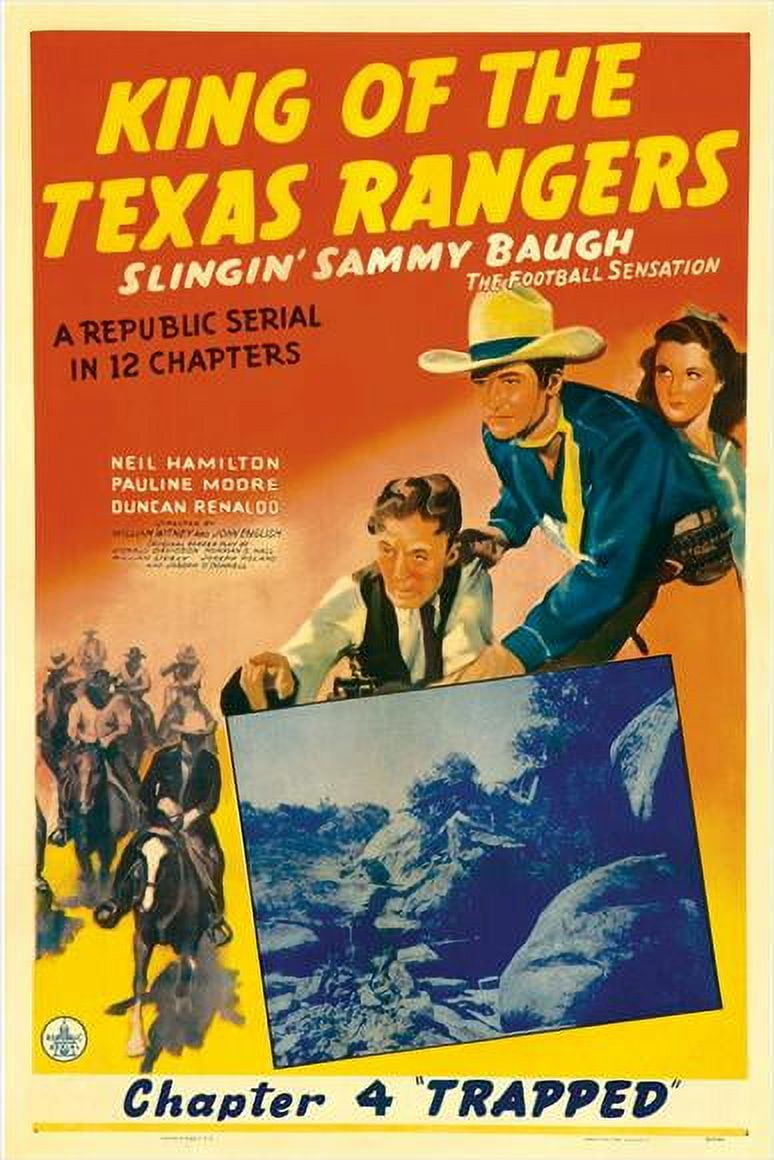King of the Texas Rangers - movie POSTER (Style C) (11" x 17") (1941 ...