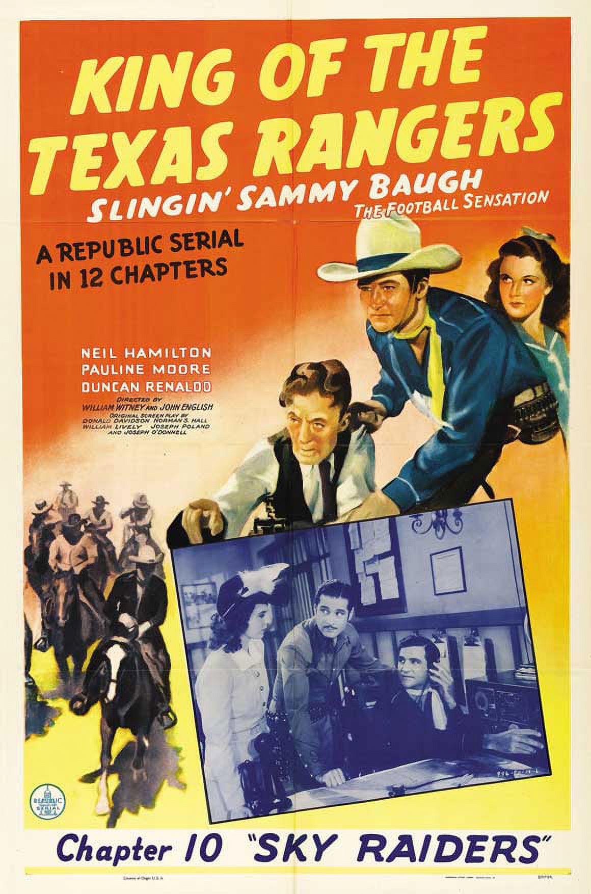 King of the Texas Rangers - movie POSTER (Style D) (11" x 17") (1941 ...