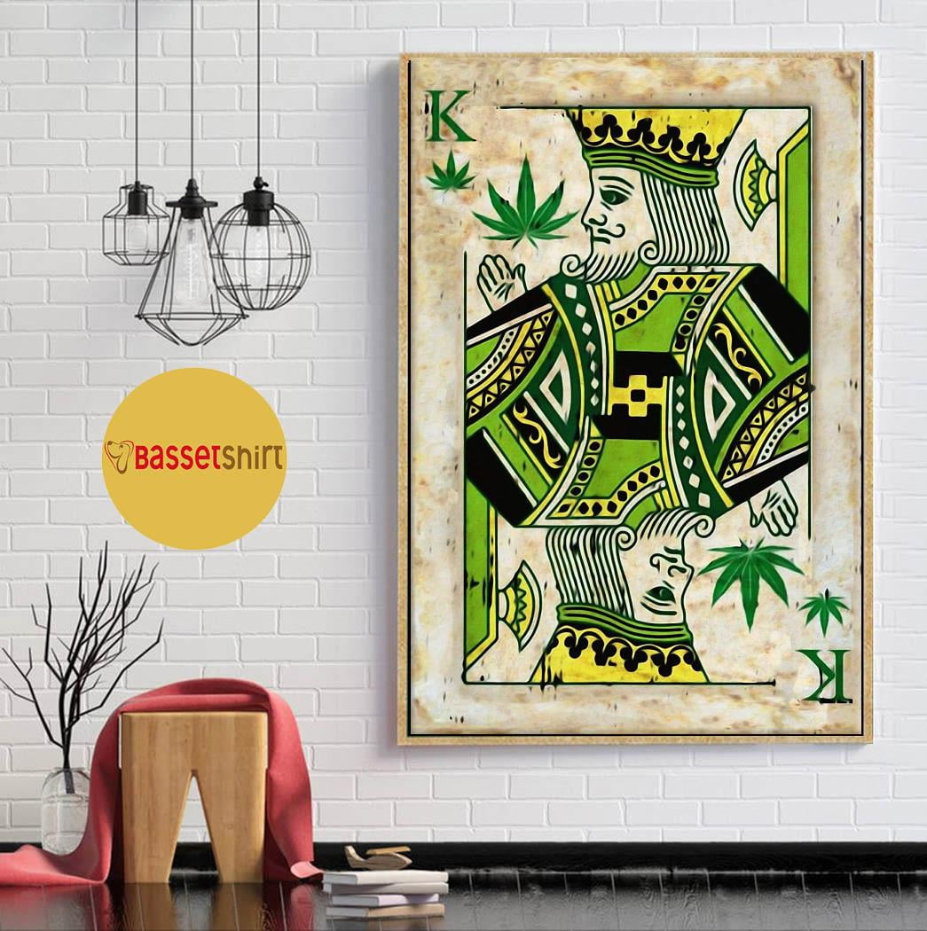 King of weed queen card poster 16 x 24 Inch Poster - Walmart.com