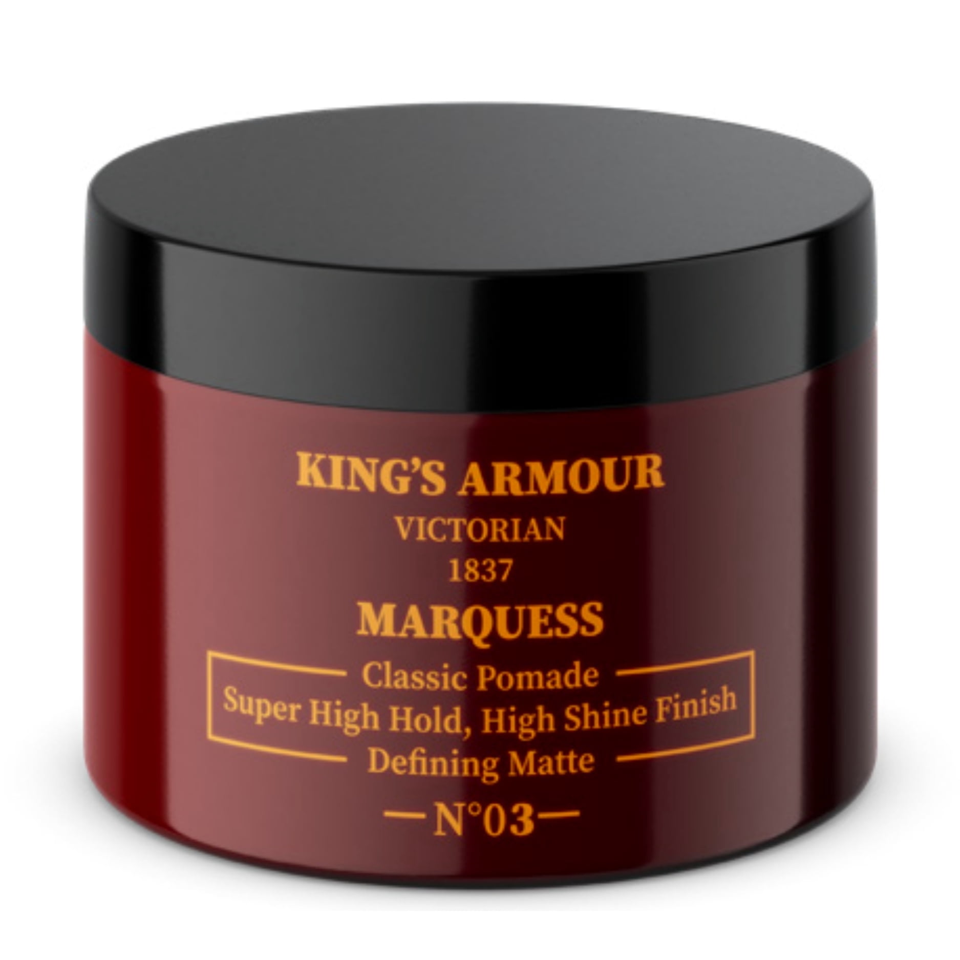 King’s Armour MARQUESS Classic Pomade - Super High Hold, High Shine ...