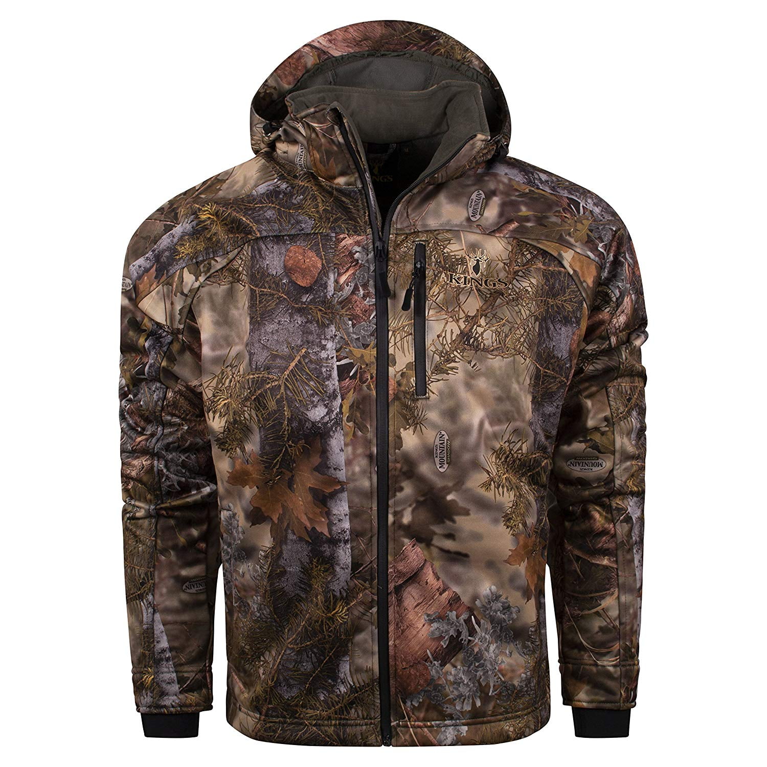 King's Camo XKG Lone Peak Camo Jacket, Mountain Shadow, Large - Walmart.com