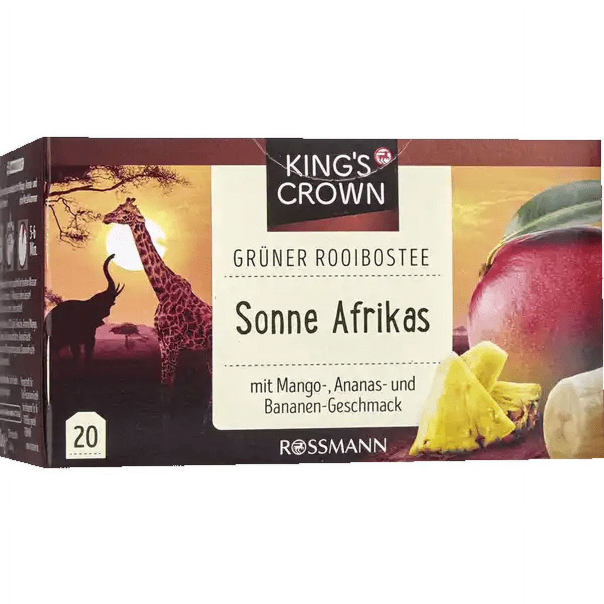 King's Crown tea SUNNY AFRICA 1 box/ 20 tea bags - Walmart.com