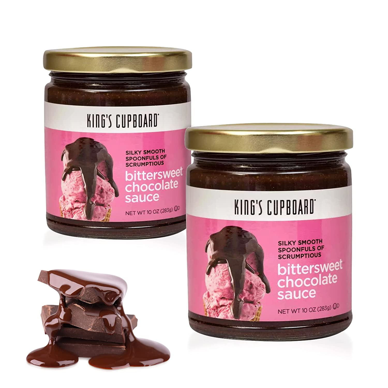 King's Cupboard Bittersweet Chocolate Sauce, 10 oz - The Perfect Hot ...