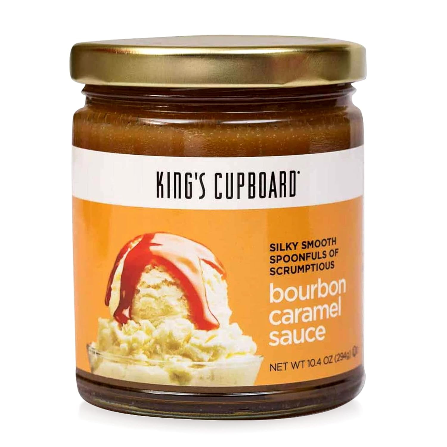 King's Cupboard Bourbon Caramel Sauce, 10.4 oz - Gluten-Free, Kosher ...