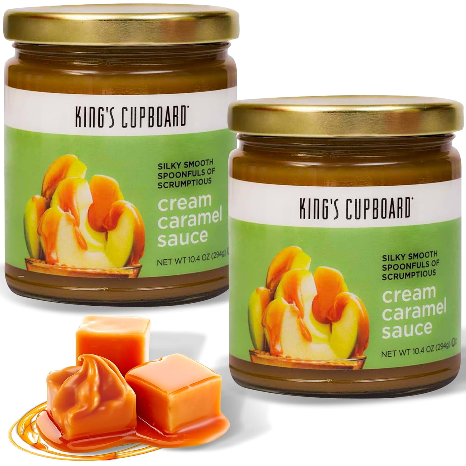 King's Cupboard Cream Caramel Sauce, 10.4 oz - The Perfect Sauce for ...