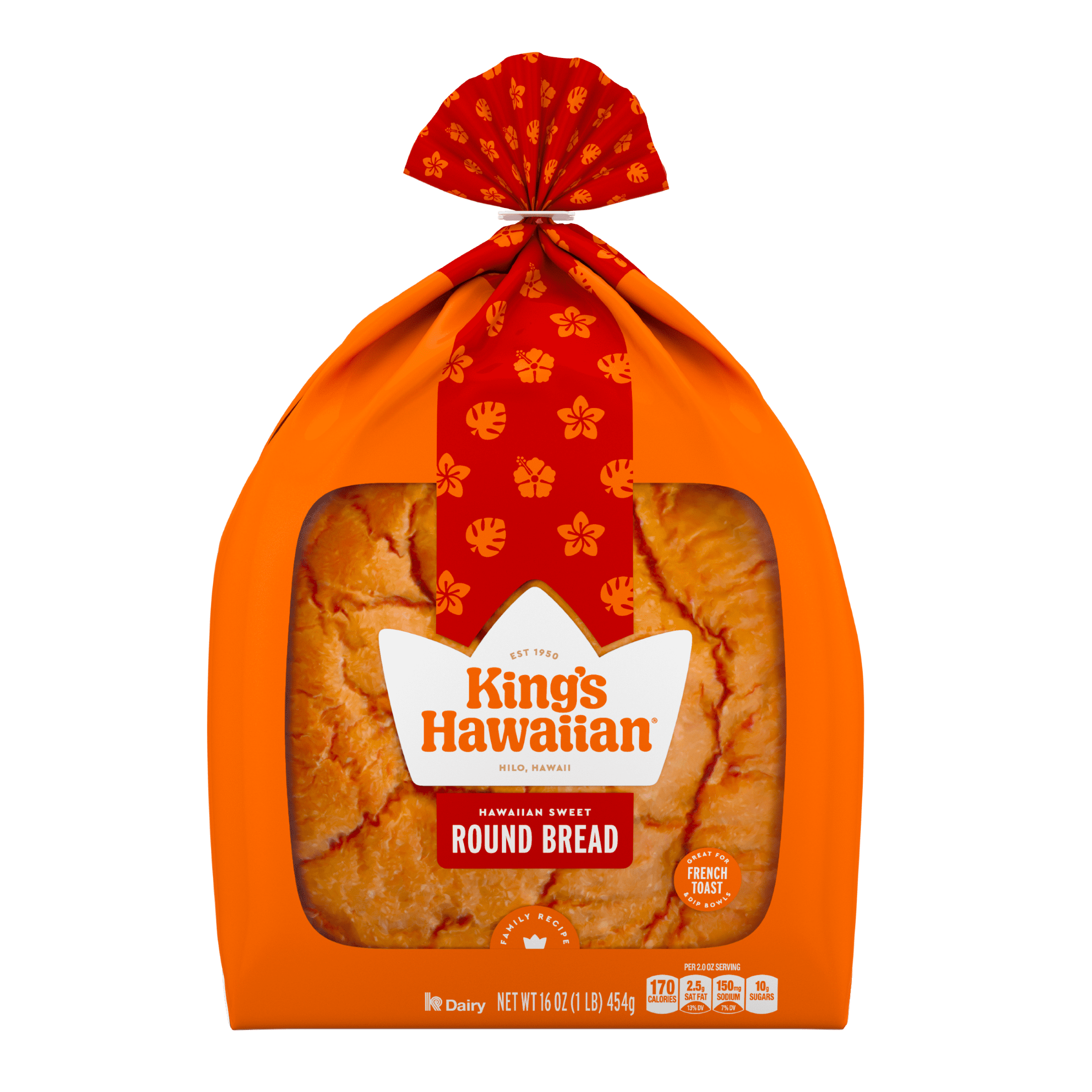 KING'S HAWAIIAN Round Hawaiian Sweet Bread, 16 oz - Walmart.com