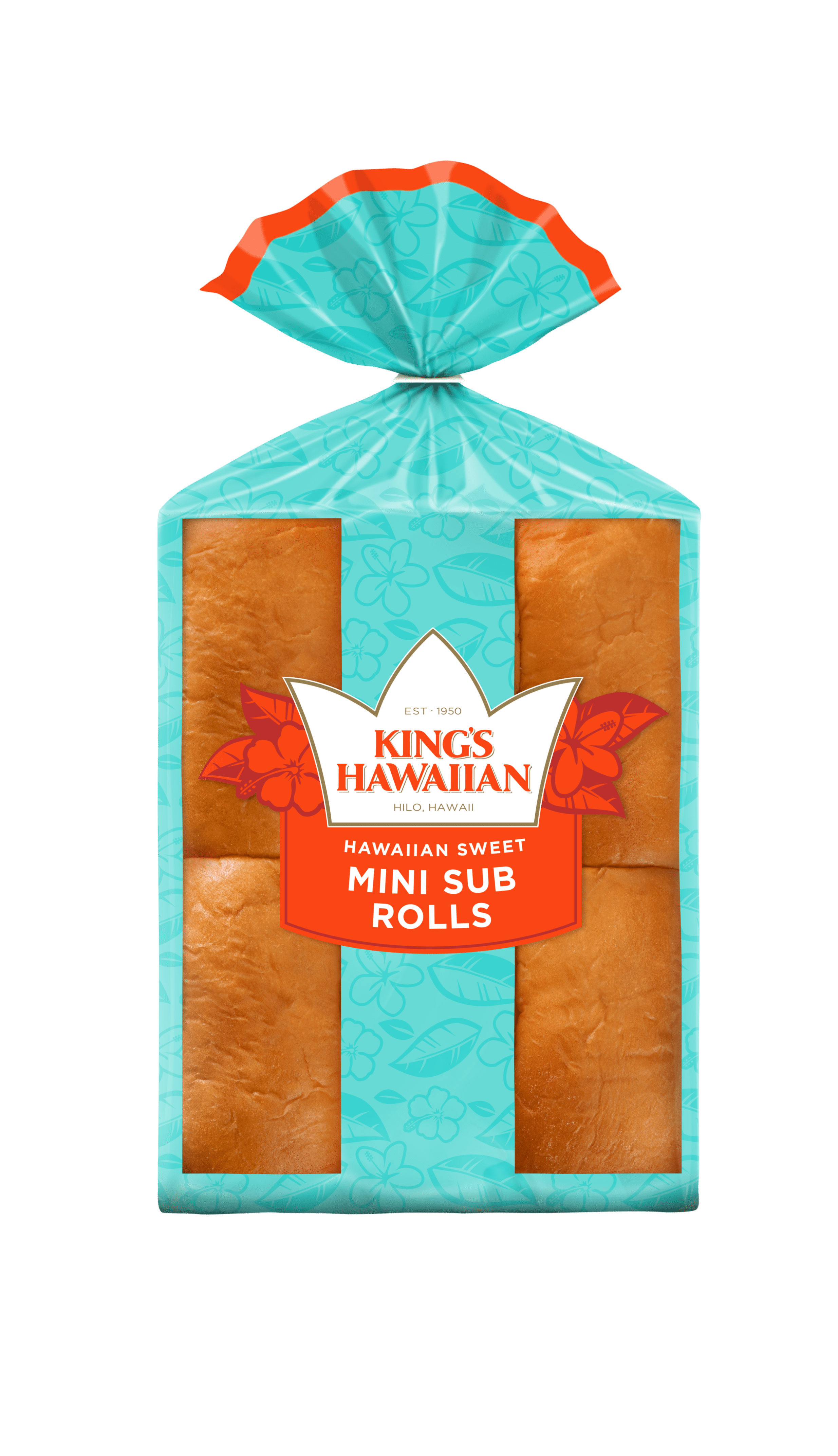 King's Hawaiian Sweet Mini Sub Rolls, 6 Count, 12 oz - Walmart Business ...