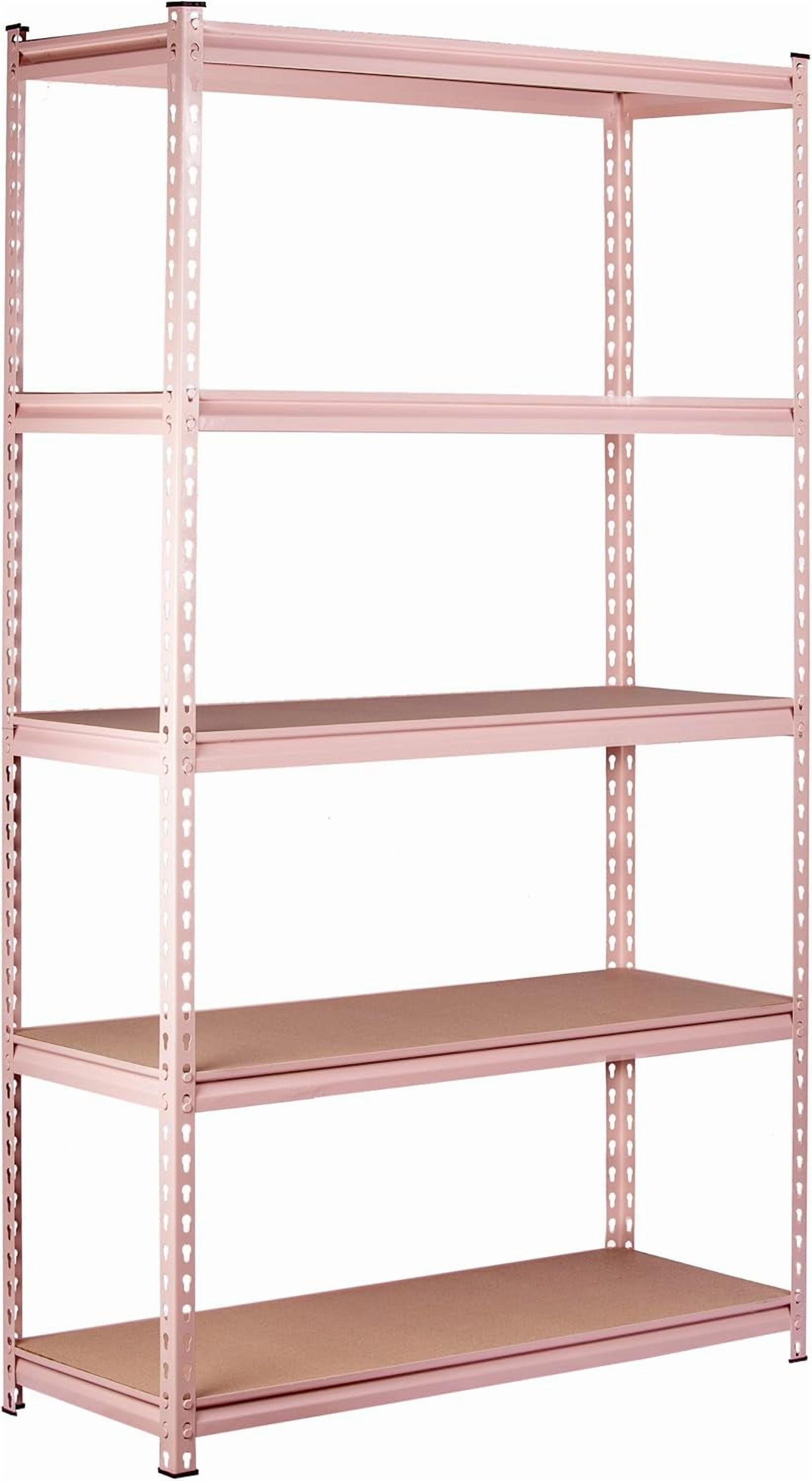 King’s Rack 5-Tier Steel Storage Rack Boltless Shelving Tier Height ...