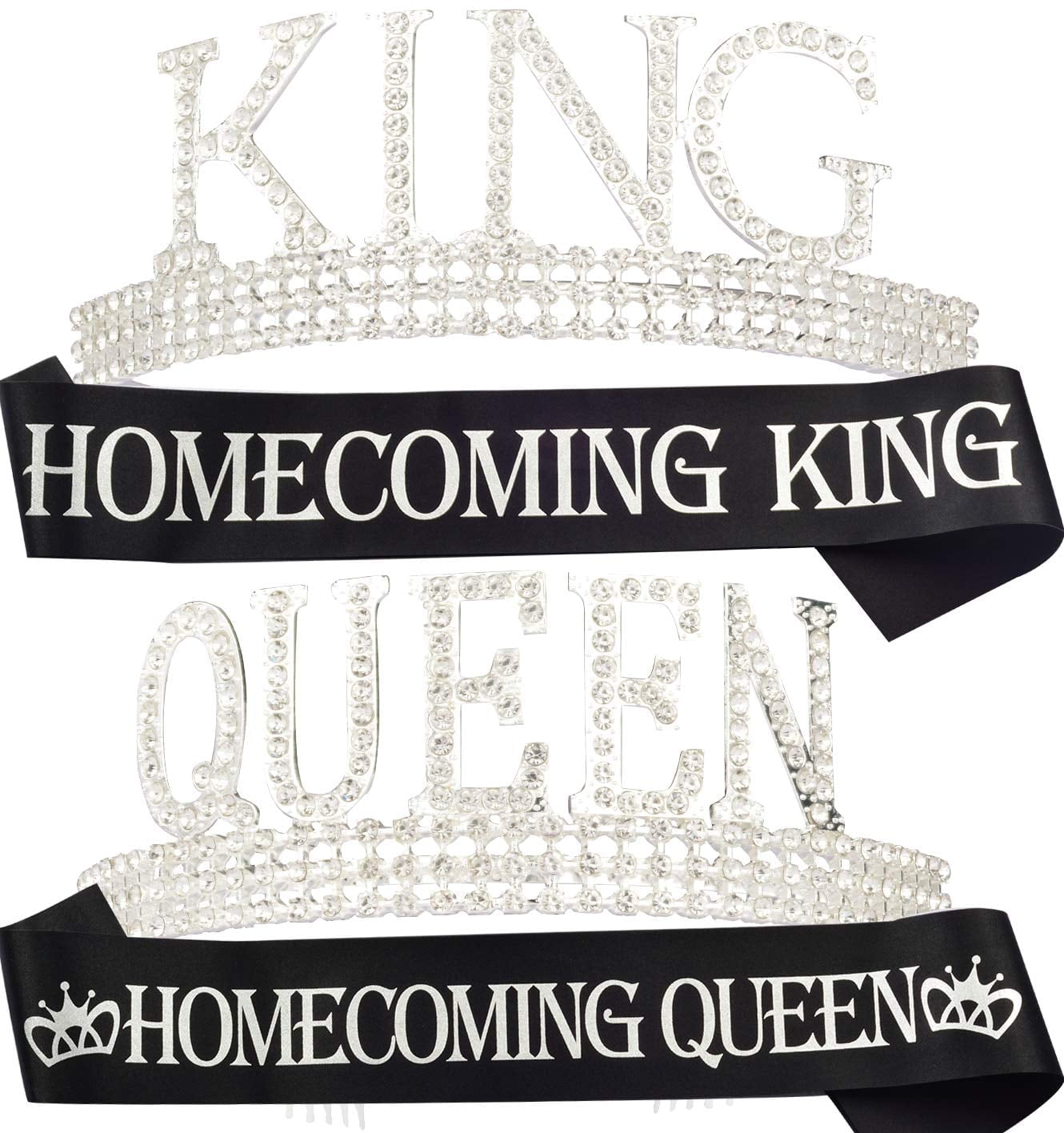 MEANT2TOBE Prom Sash and Crown for Girls and Boys - Fabulous Party Set ...