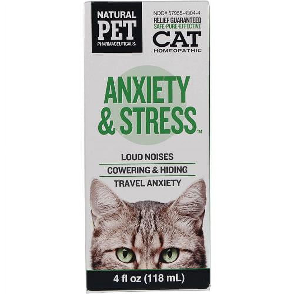 KingBio Natural Pet Anxiety & Stress for Cats 4 oz Liquid - Walmart.com