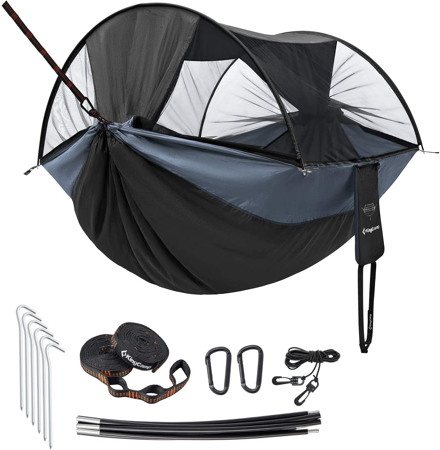 QUANFENG QF Portable Backpacking Hammock with Carrying Bag, Supports ...