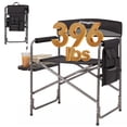 KingCamp Folding Director Chair, Folding Camping Chair with Side Table ...