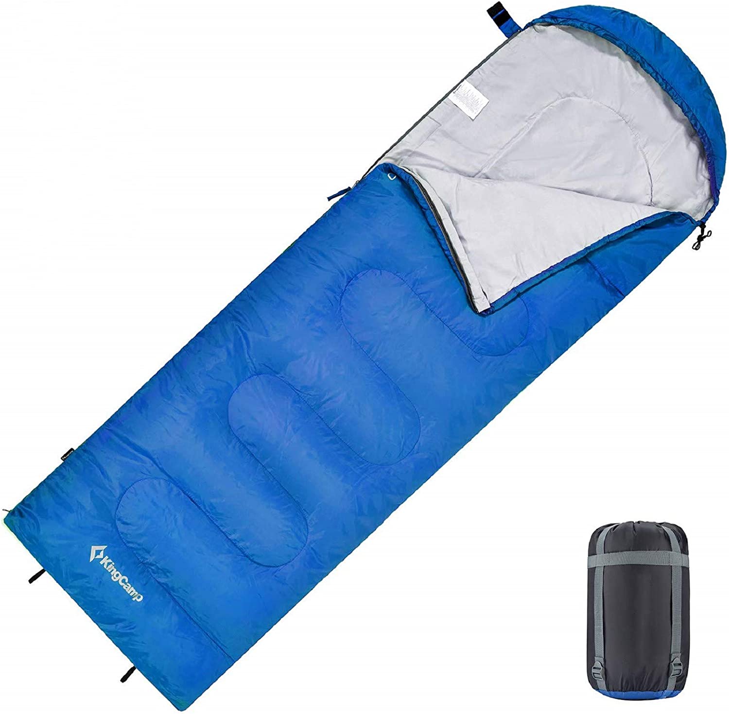 Lixada 190 * 75cm Outdoor Envelope Sleeping Bag Camping Travel Hiking ...