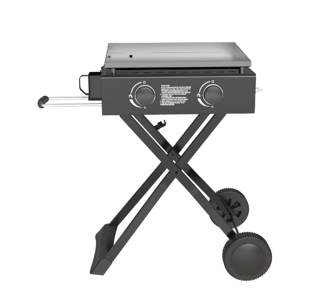 KingChii 2-Burner 19" Propane Griddle with Flex-fold Legs for Camping ...