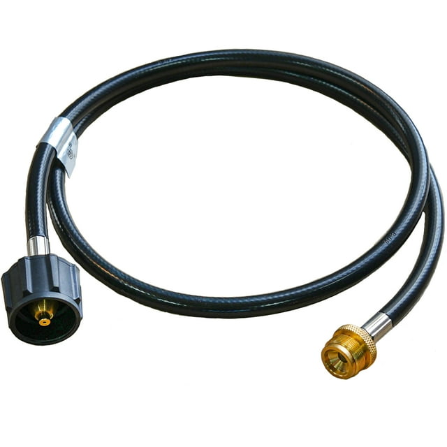 KingChii 5FT Propane Adapter Hose 1lb to 20lb, Propane Tank Hose with ...