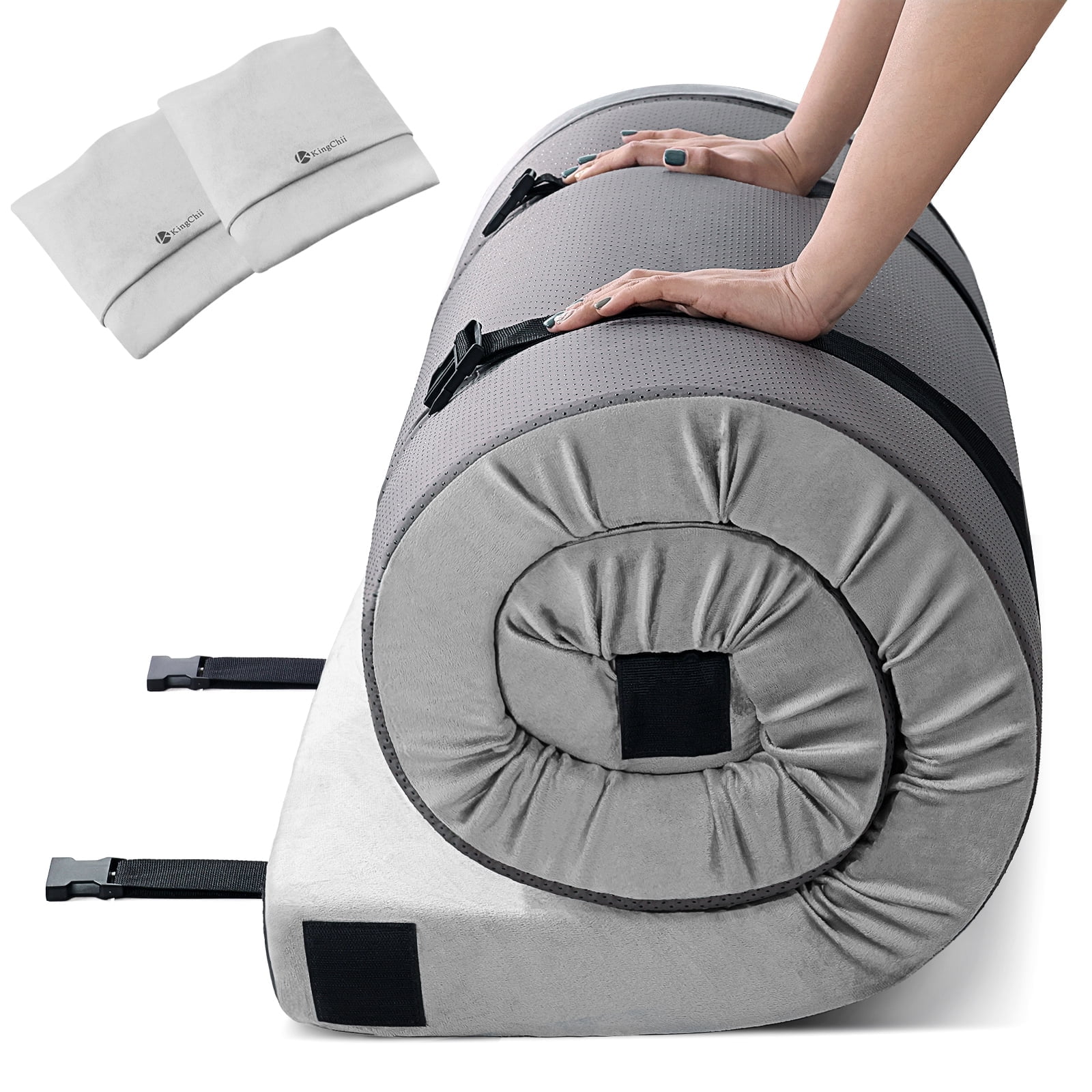 KingChii CertiPUR-US 3" Thick Memory Foam Camping Mattress, Sleeping ...