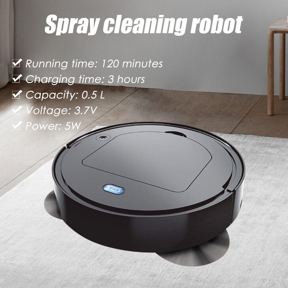 Kingfurt Smart Robot Sweeper With Intelligent Algorithm 4 In 1