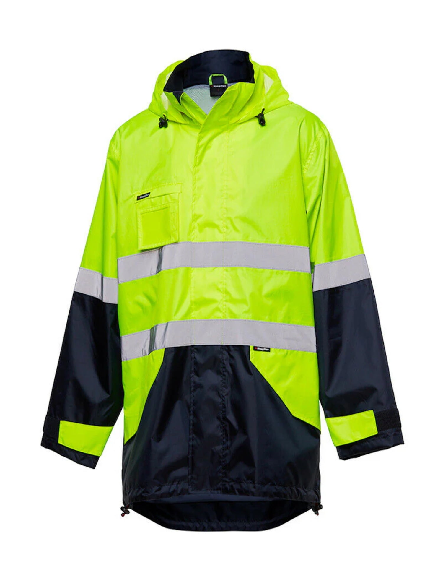 KingGee Lightweight Spray Jacket Waterproof All Season Safety Hi-Vis ...