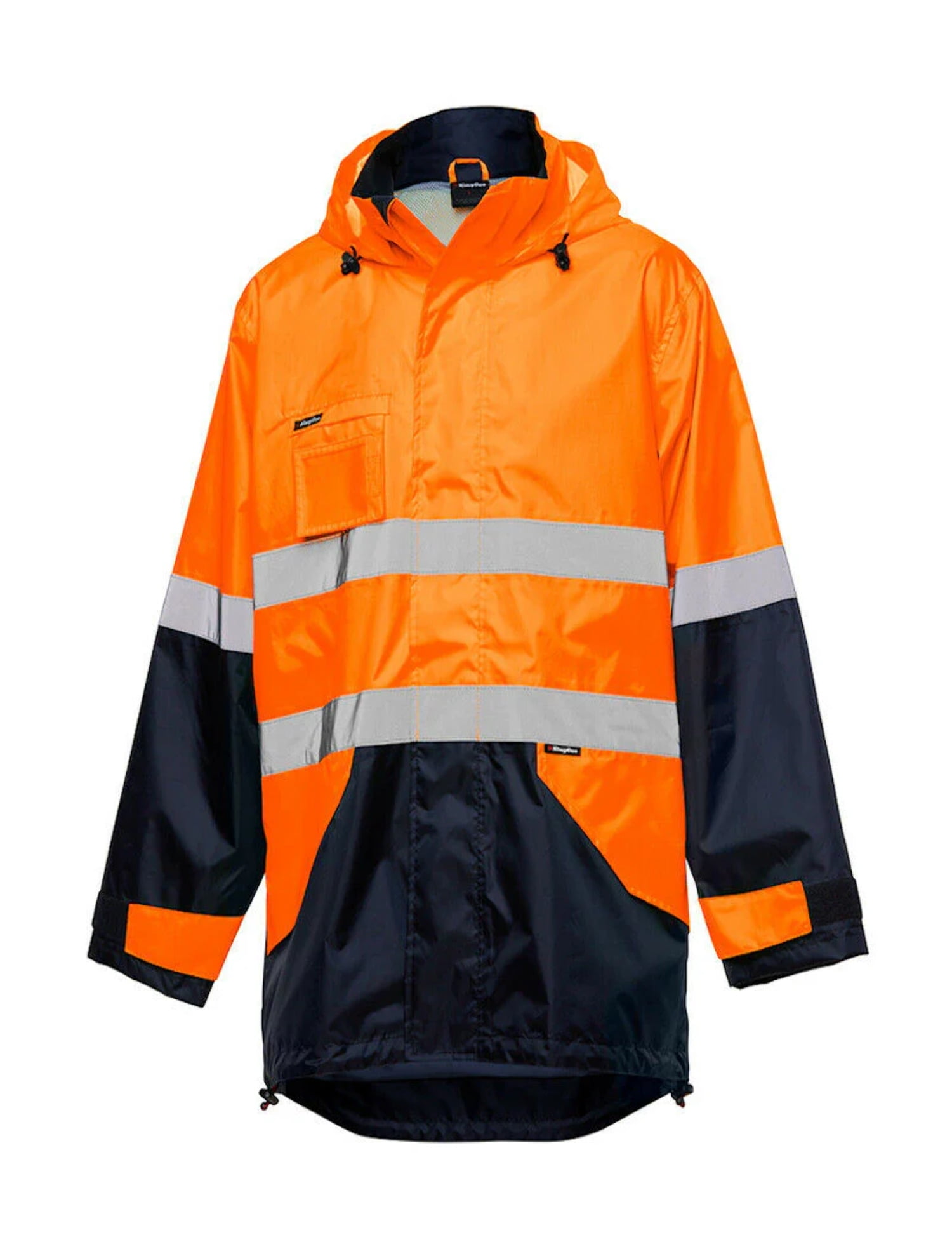 KingGee Lightweight Spray Jacket Waterproof All Season Safety Hi-Vis ...