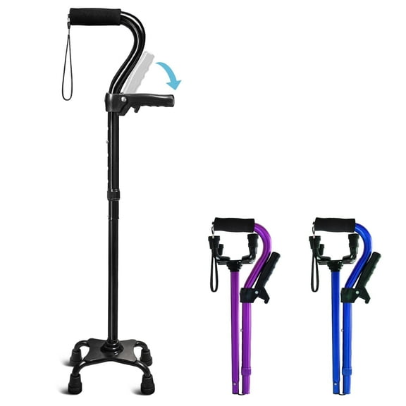 My Get Up & Go Cane - The Convenient Two-Handle Walking Cane For ...