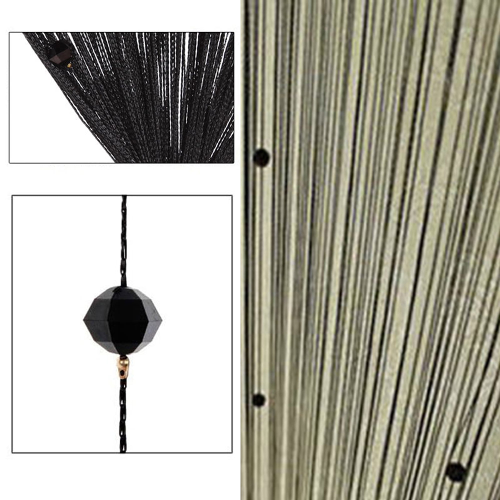 KingShop Bead Curtain for Doorway,Door String Curtains, Hanging Closet ...