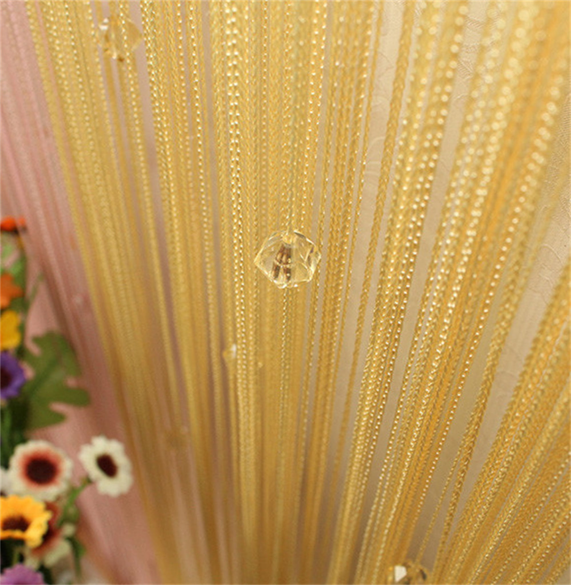 KingShop Bead Curtain for Doorway,Door String Curtains, Hanging Closet ...