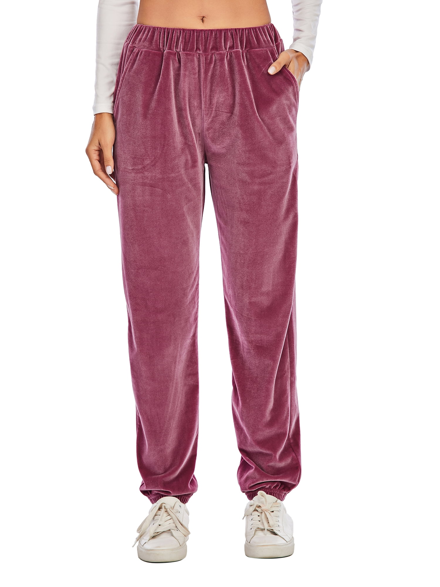 KingShop Casual Velvet Sweatpants Women Harem Pants Sports Trouser Yoga ...