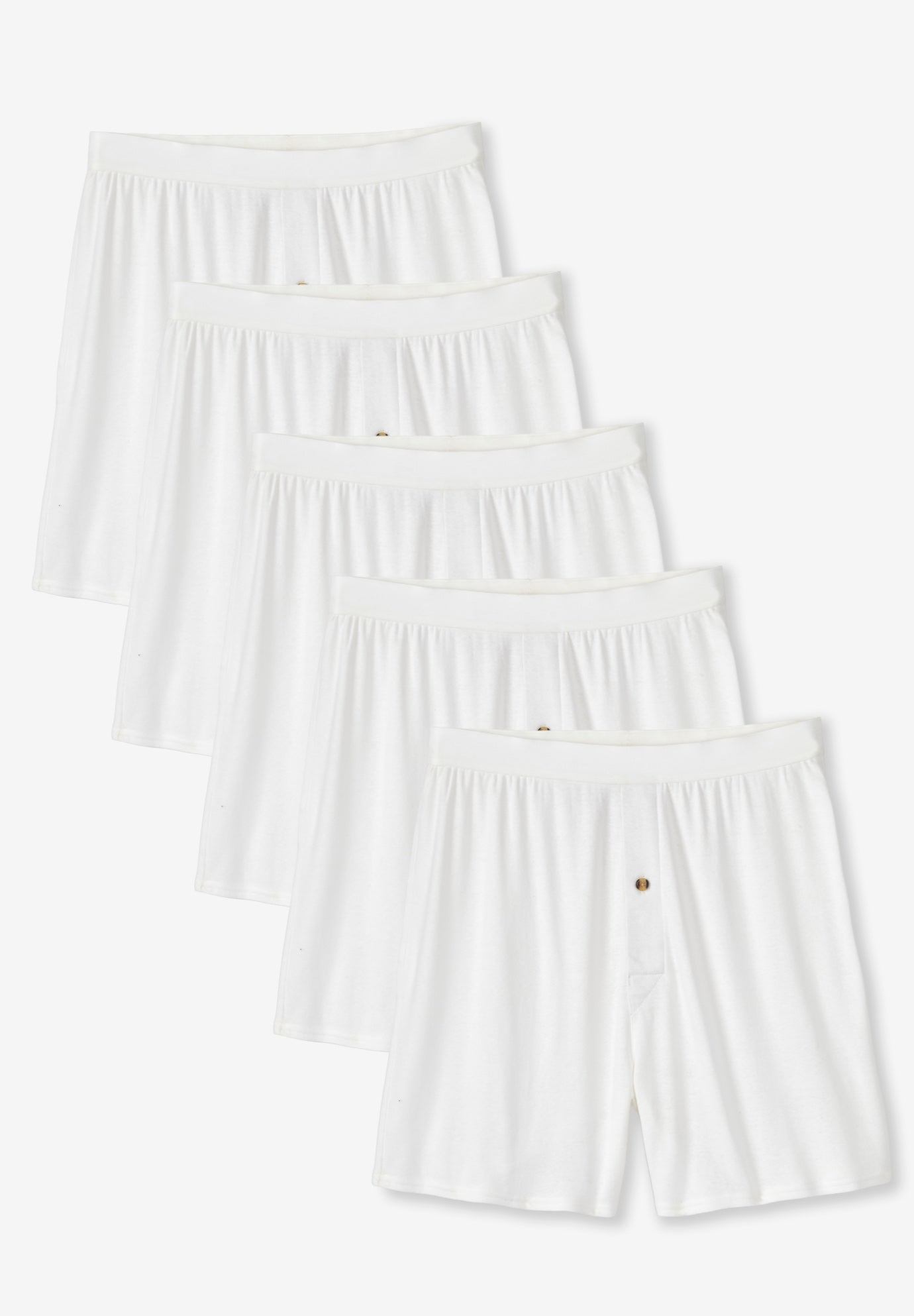 KingSize Men's Big & Tall 5-Pack Cotton Boxers - Walmart.com
