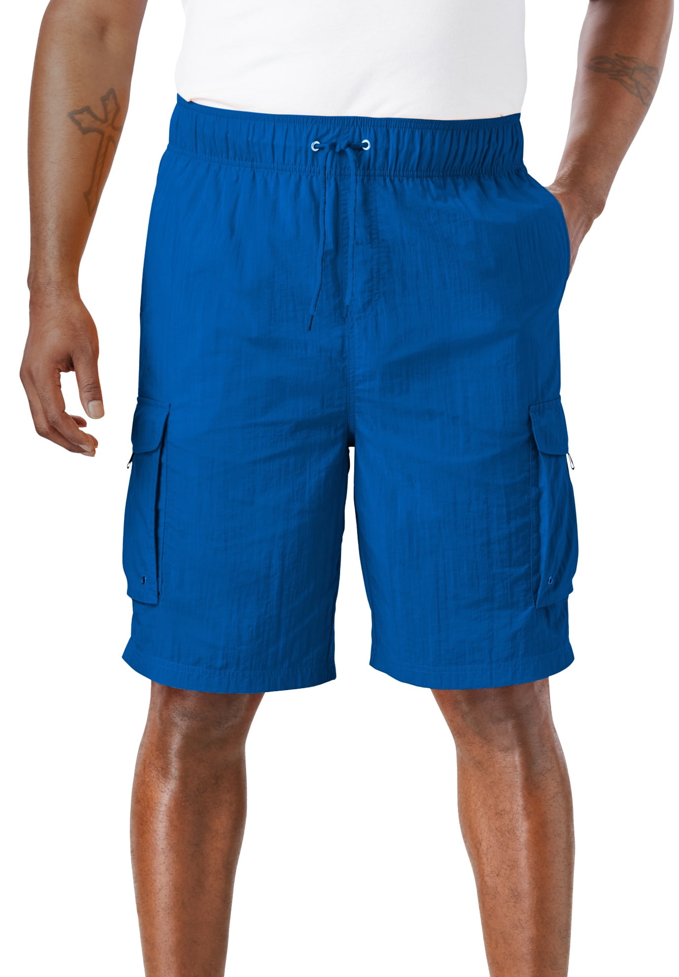 KingSize Men's Big & Tall 8" Cargo Swim Trunks - Walmart.com