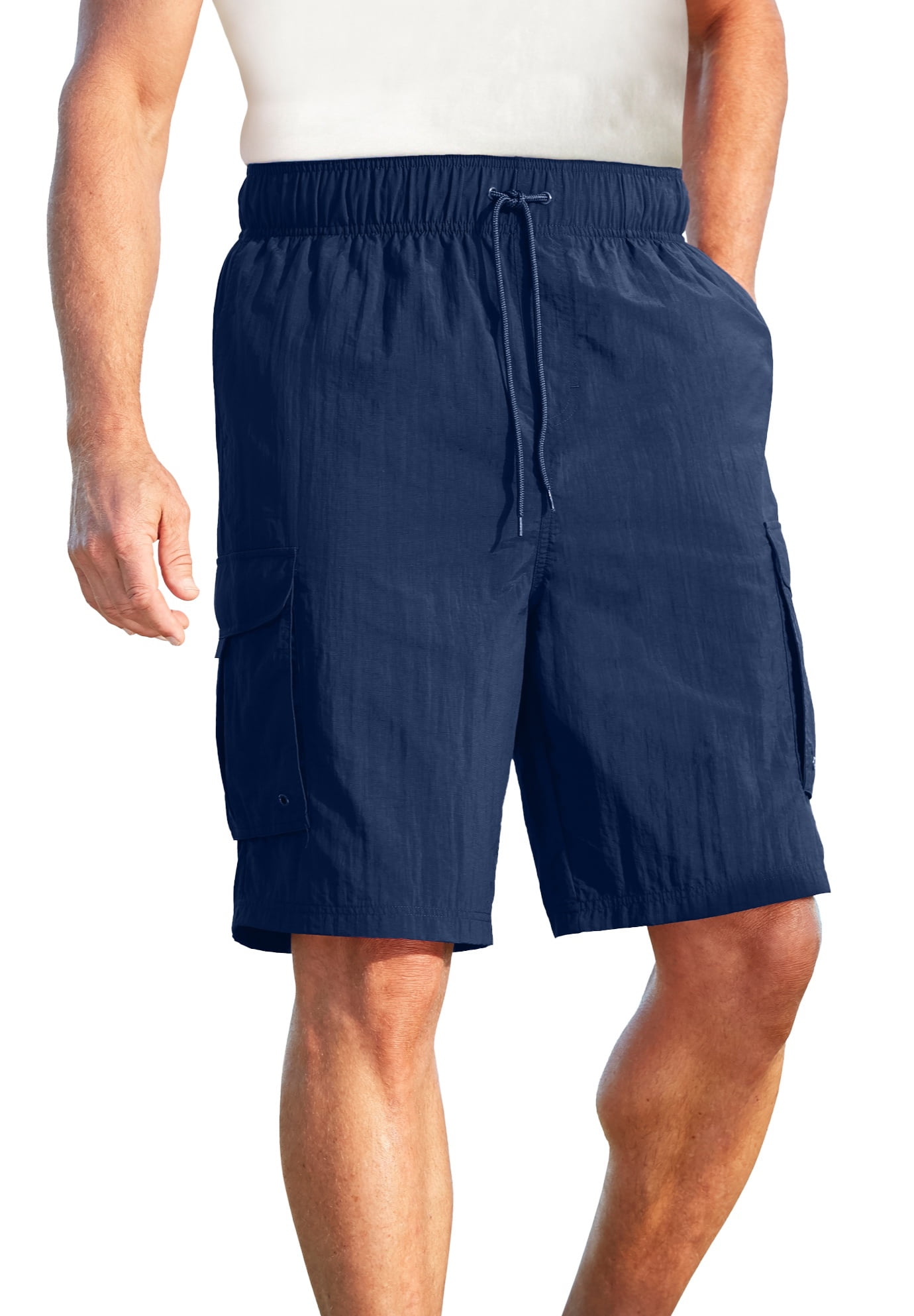 KingSize Men's Big & Tall 8" Cargo Swim Trunks - Walmart.com