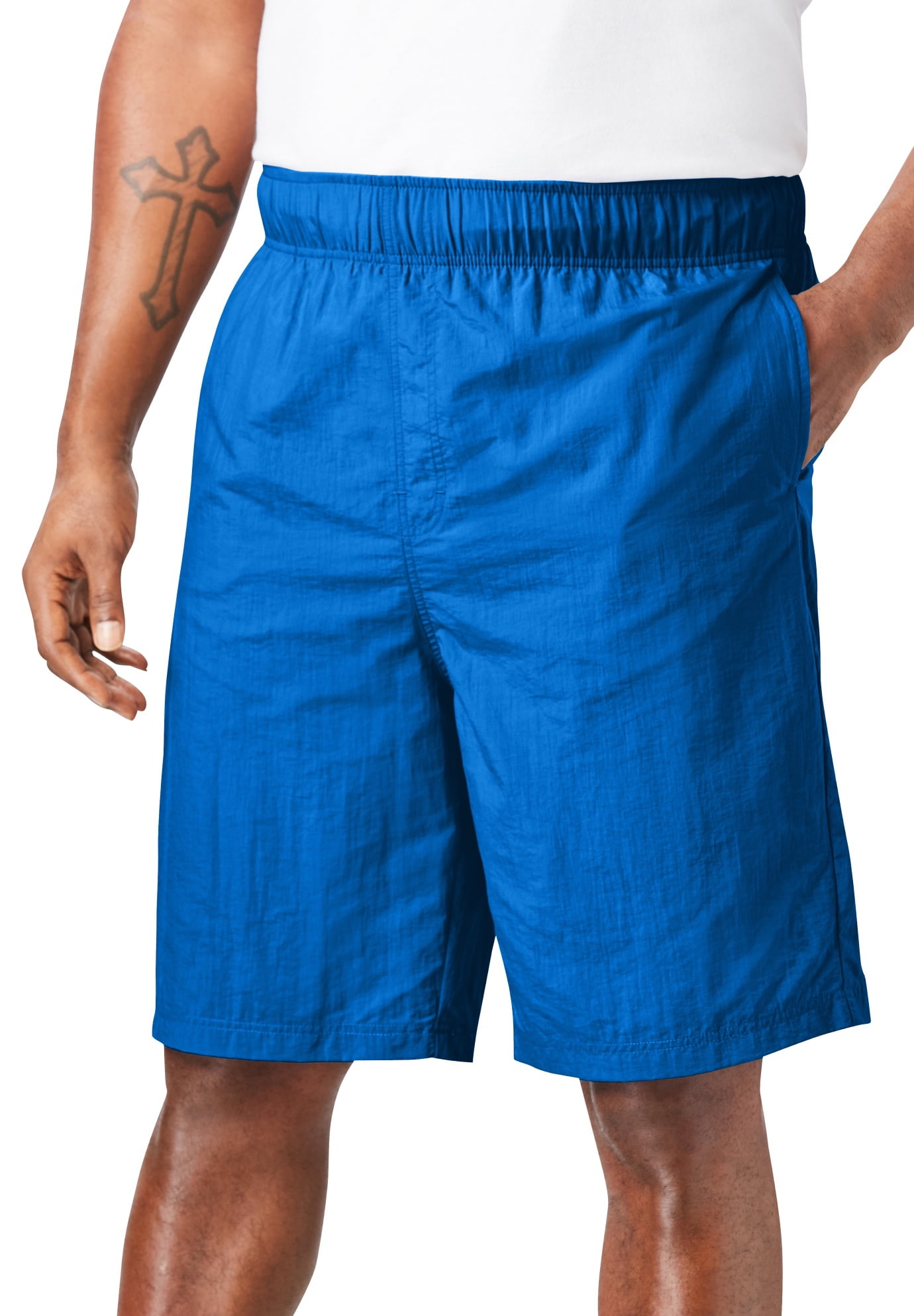 KingSize Men's Big & Tall 8" Classic Swim Trunks - XL, Royal Blue ...